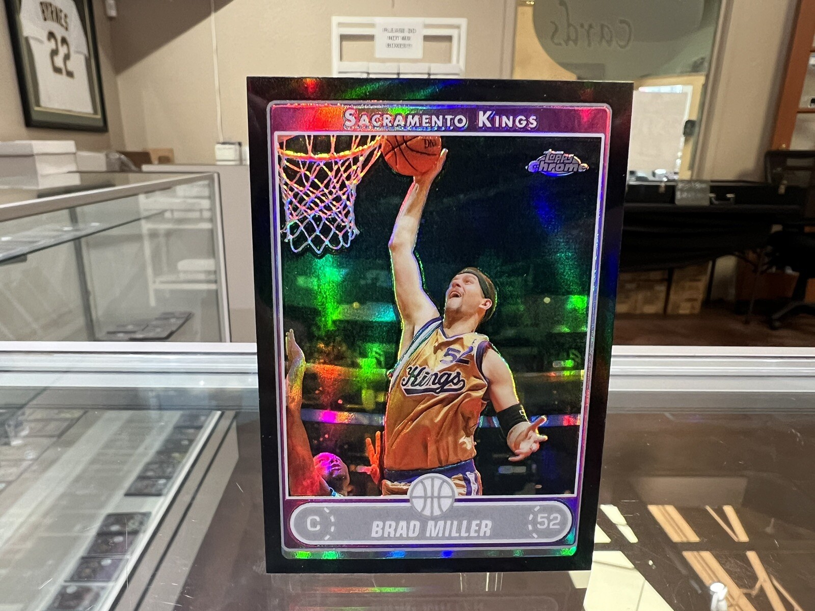 Brad Miller (NBA) 2006 Topps Chrome #73 Black Refractor /99 Price Guide ...