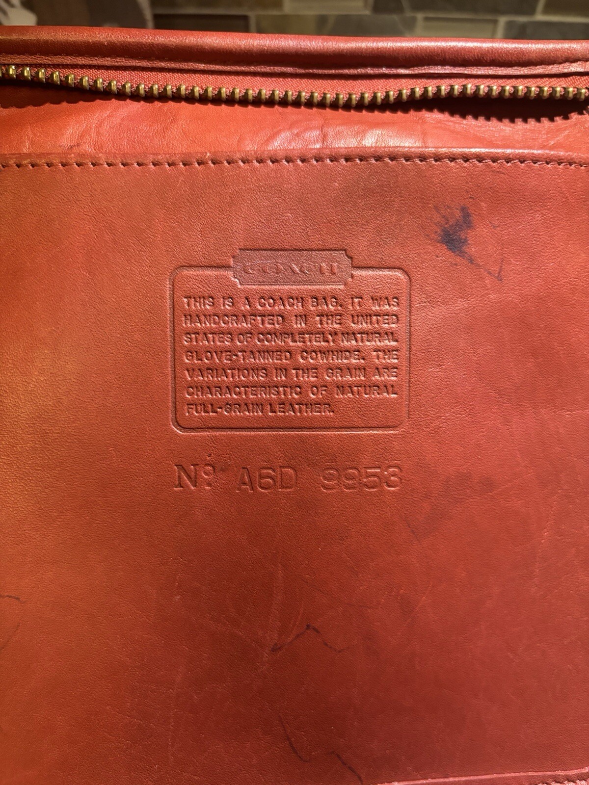 Vintage Coach Helen’s Legacy Duffle Bucket Sac Glovetanned Leather 9953 ...