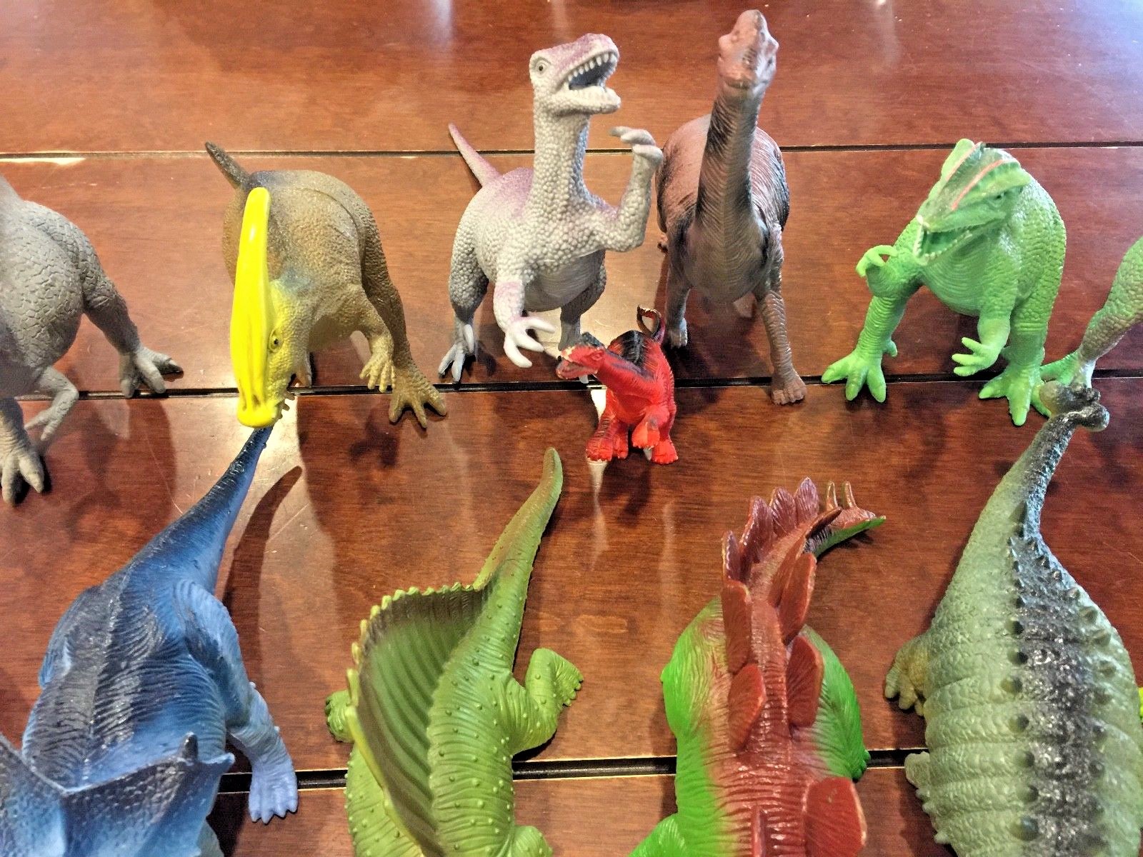 LOT Of 13 Mixed Dinosaurs Rubber Plastic | eBay