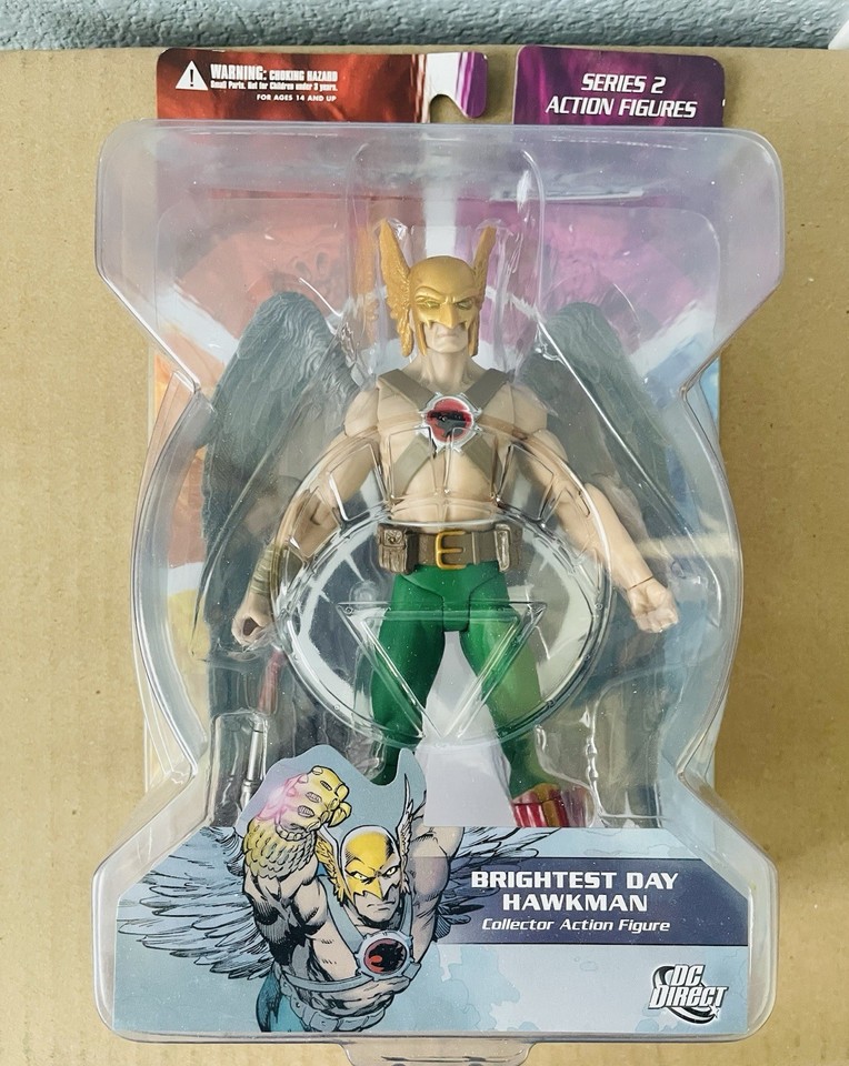 Mattel- Brightest Day Hawkman Series 2 Action Figure DC Direct( Brand ...