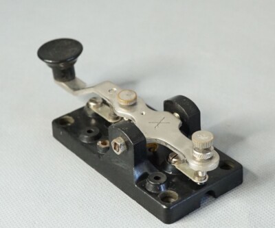 WWII German Military Army Morse Telegraph Key | Handheld | Bakelite ...