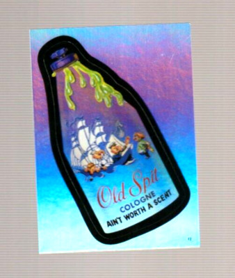 2006 Wacky Packages All New Series 4 (ANS4) "OLD SPIT" Foil Sticker F2 ...