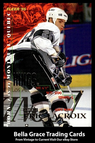 1994-95 Fleer Eric Lacroix #97 Los Angeles Kings Rookie NHL Hockey | eBay