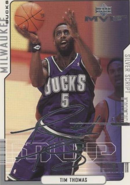 2000-01 Upper Deck MVP - Tim Thomas #92 Silver Script for sale online ...