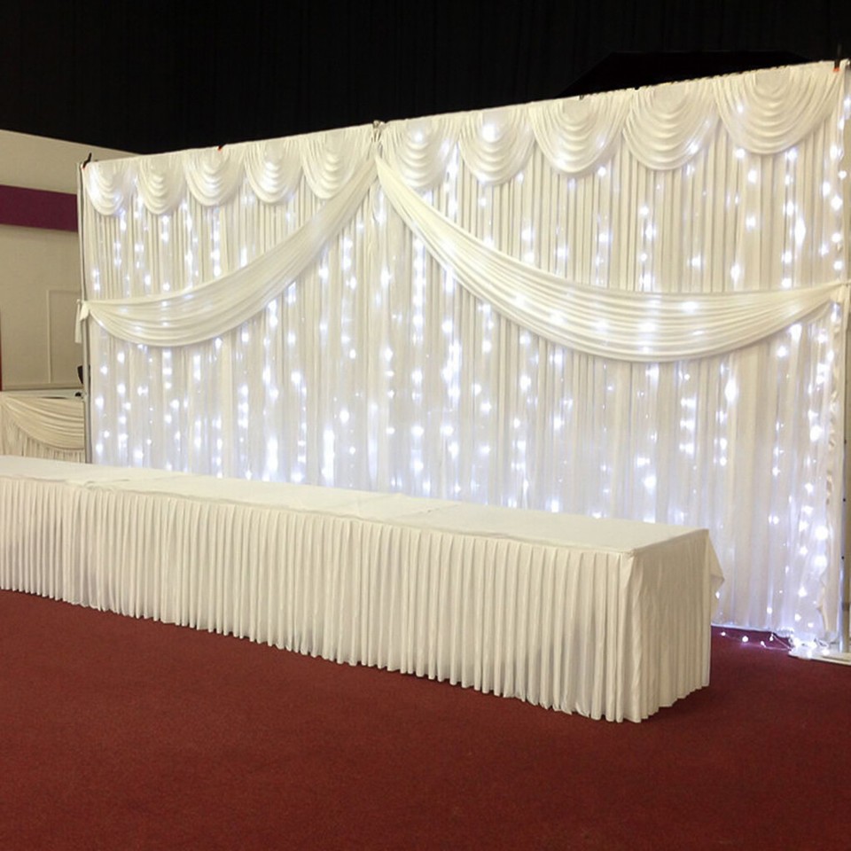 Extra Large Adjsutable 10x20FT Wedding Backdrop Stand Heavy Exhibition ...