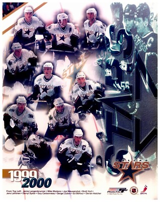 1999 / 2000 Dallas Stars Unsigned Team Composite Photo File 8x10 NHL ...