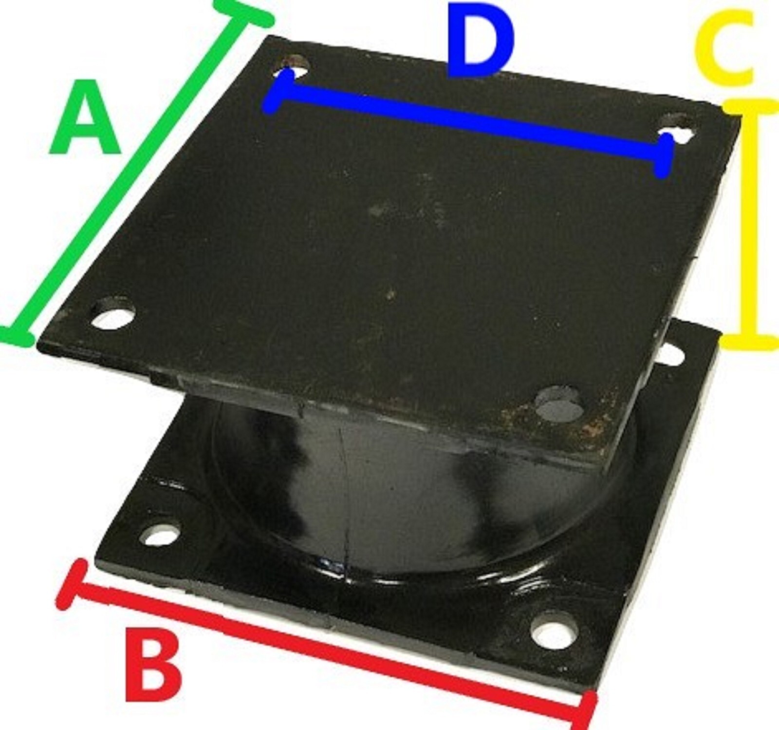 Compactor Isolator Rubber Mount Extra Small | eBay