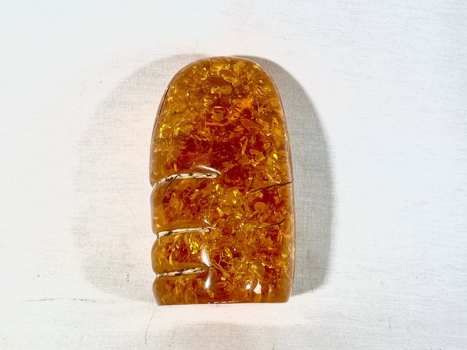 Indiana Jones, Sankara Stone, Solid Amber Resin, Glass Crystals, Prop ...