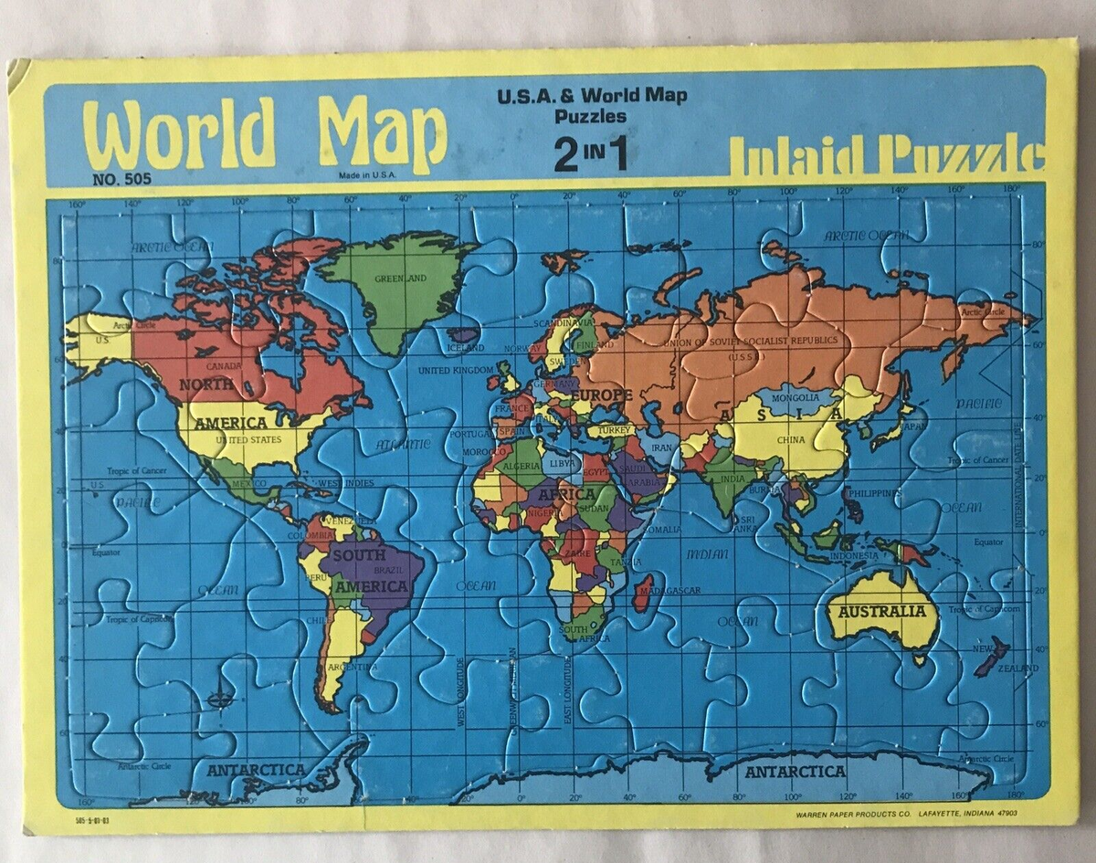 Usa Map Puzzle In The Tub The USA Map Puzzle With Bonus Trivia Game: