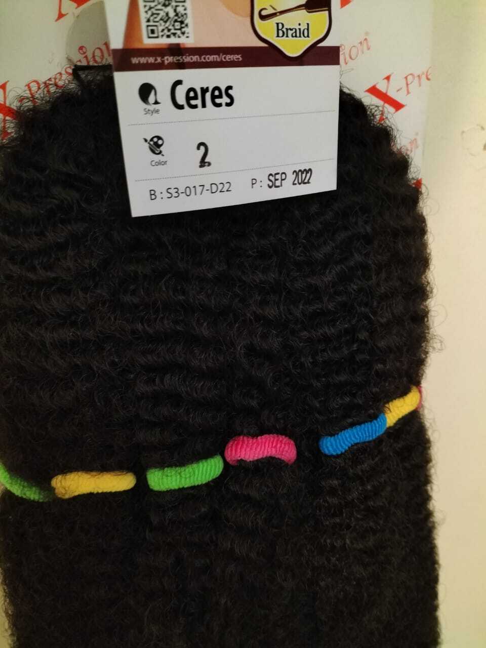 Expression Cere Xpression Ceres Afro Marley Kinky Crochet Hair ...
