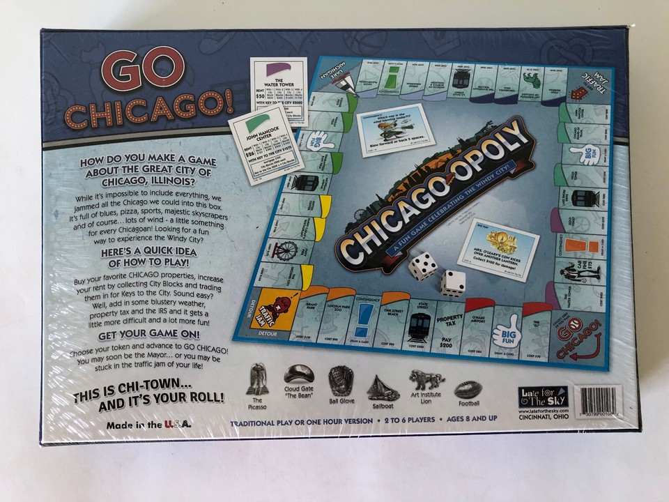 Chicago-Opoly - A Fun Game Celebrating the Windy City. Made by Late for ...