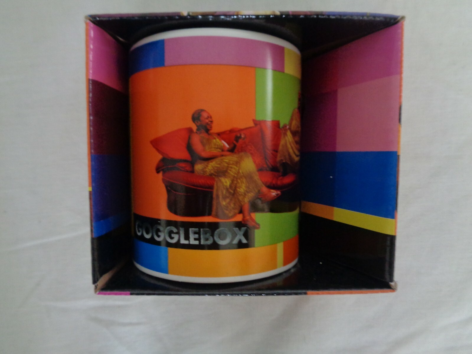 Gogglebox Oxford Mug 2015 Multicoloured 4" High Popular TV Show, With ...
