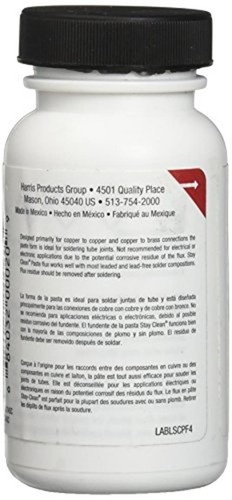 HARRIS SCPF4 Stay Clean Paste Soldering Flux, 4 oz. Jar | eBay