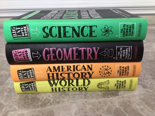 Big Fat Notebook Set Lot of 4 The Complete Middle School Study Guide | eBay