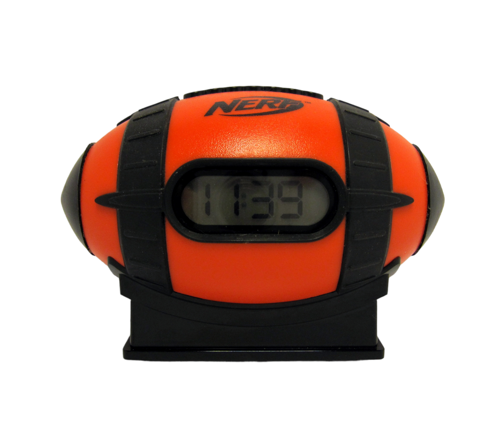 2010 Nerf Touchdown Football Alarm Clock Hasbro Black & Red NFL ...