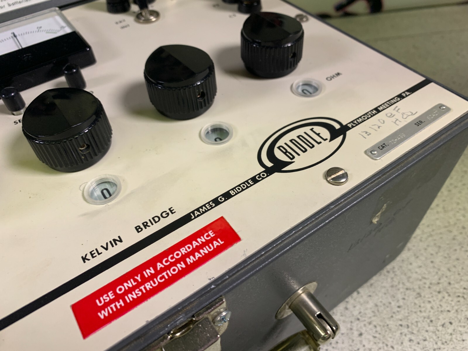 AVO Biddle Cat. no. 72-439 Kelvin Bridge *Metal Case | eBay