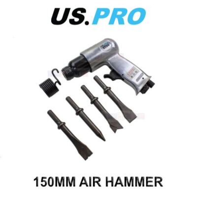 US PRO 150mm Air Hammer Chisel With 4 Chisels 8594 | eBay UK