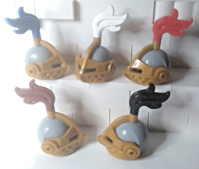 LEGO no minifigure knight HELMETS with VISOR castle knights helmet ...