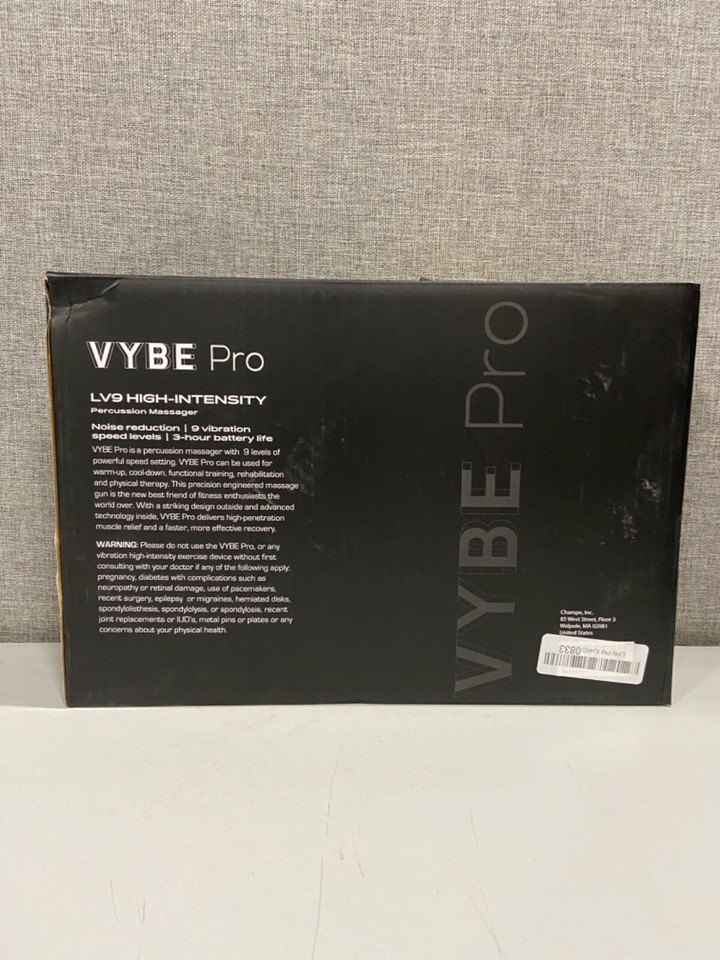 Exerscribe VYBE Pro Percussion Massage Gun 784099898037 | eBay