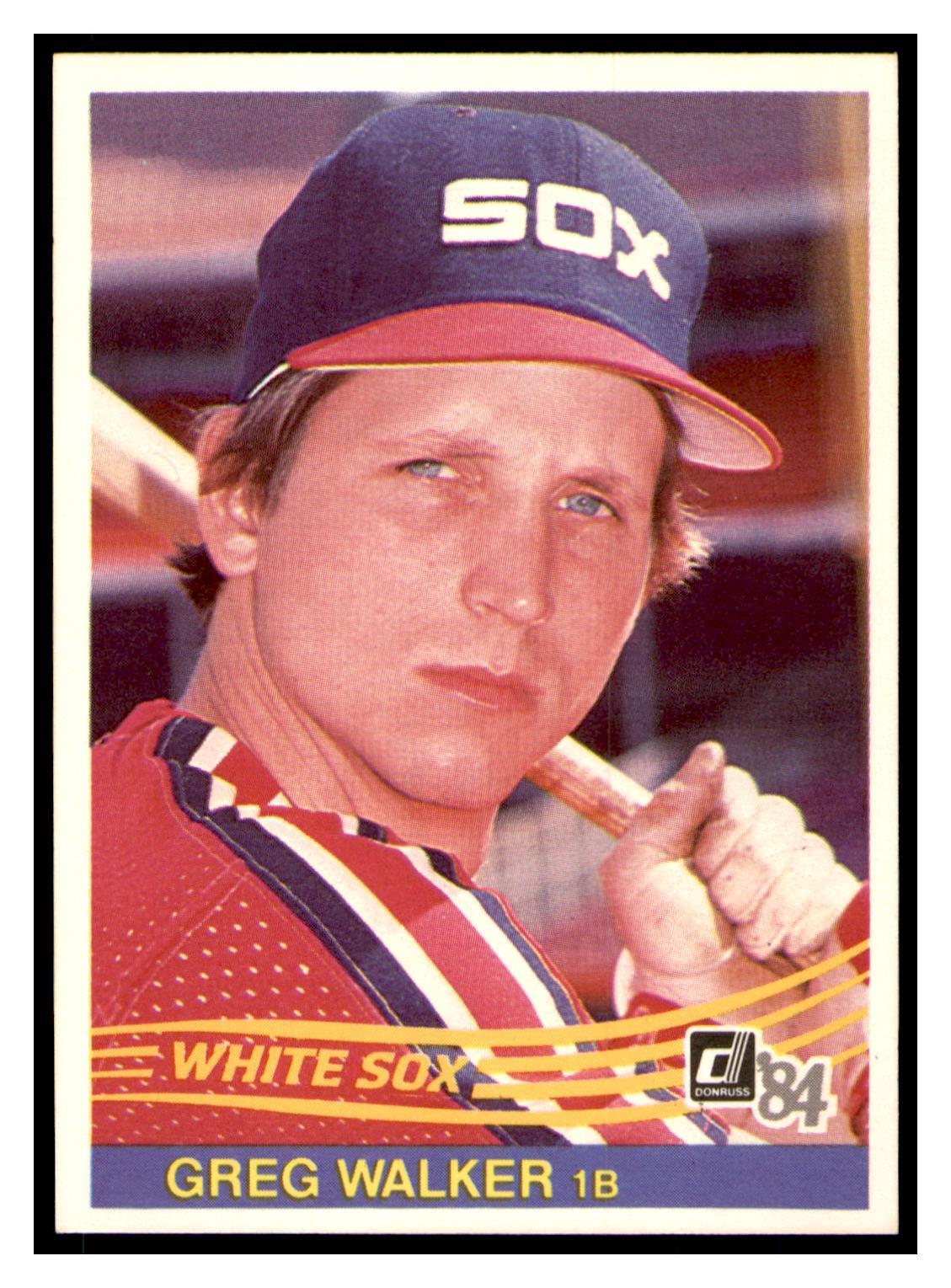 1984 Donruss Greg Walker RC #609 Chicago White Sox | eBay