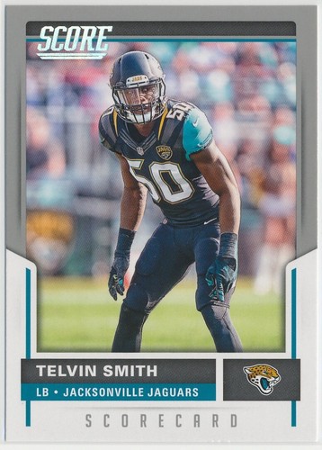 2017 Panini Score - Telvin Smith - Jacksonville Jaguars - SCORECARD ...