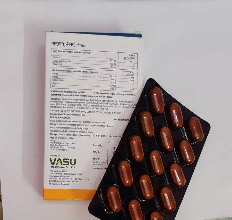 Vasu Bonton-DQ Tablets (2 X 15 Tablets) WITH Free Shipping | eBay