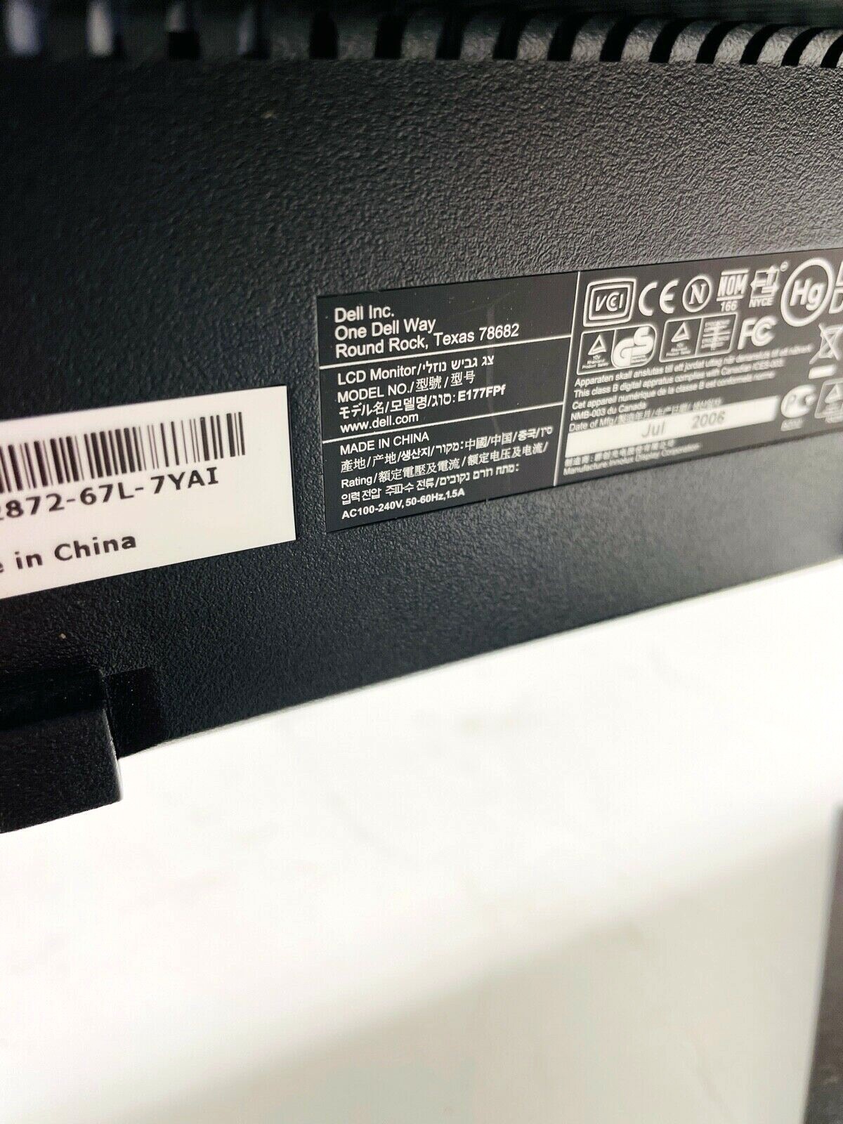 Dell E177FPF LCD Monitor for sale online | eBay