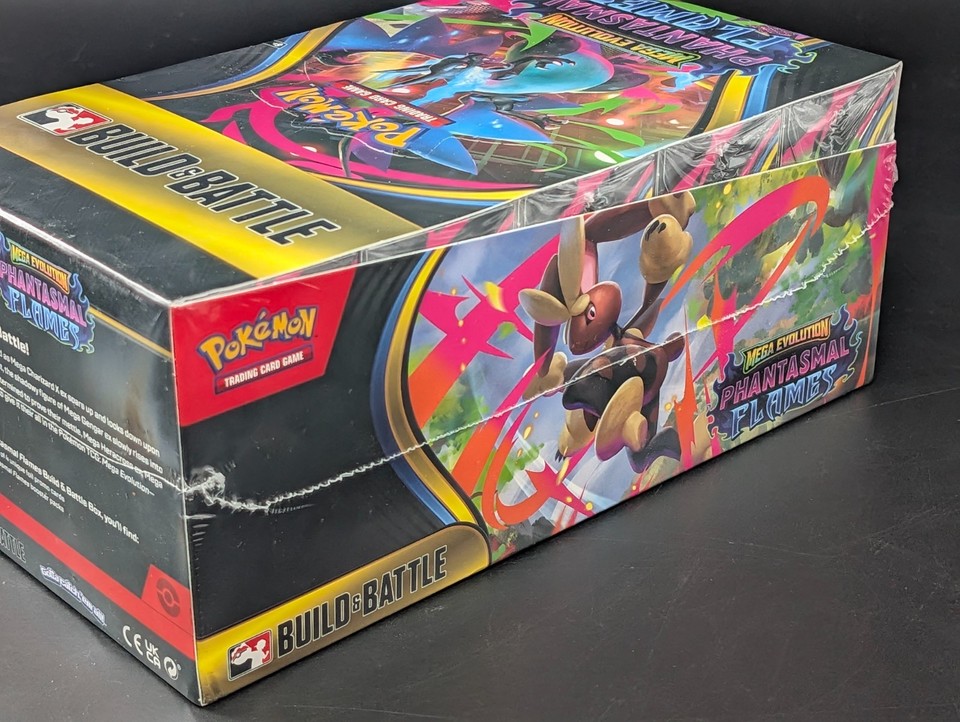 Pokemon TCG Phantasmal Flames - Build And Battle Display Sealed (10 ...