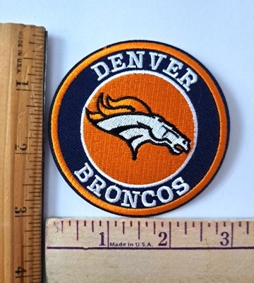 Denver Broncos Embroidered Patch NFL 3" Iron on Sew on Free Shipping | eBay