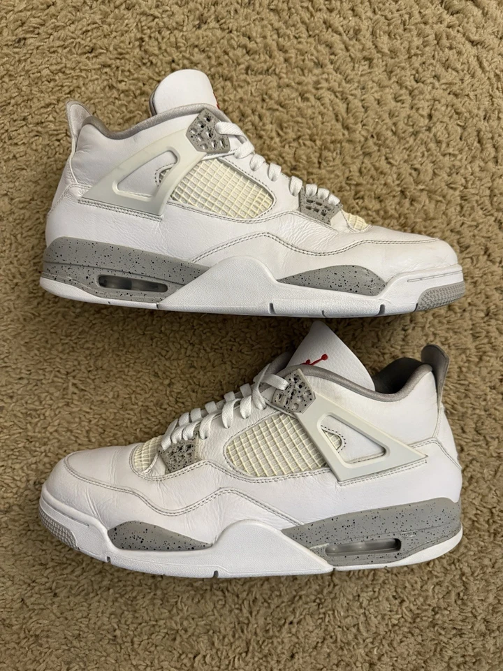 Jordan 4 Retro Mid White Oreo for Sale | Authenticity Guaranteed | eBay