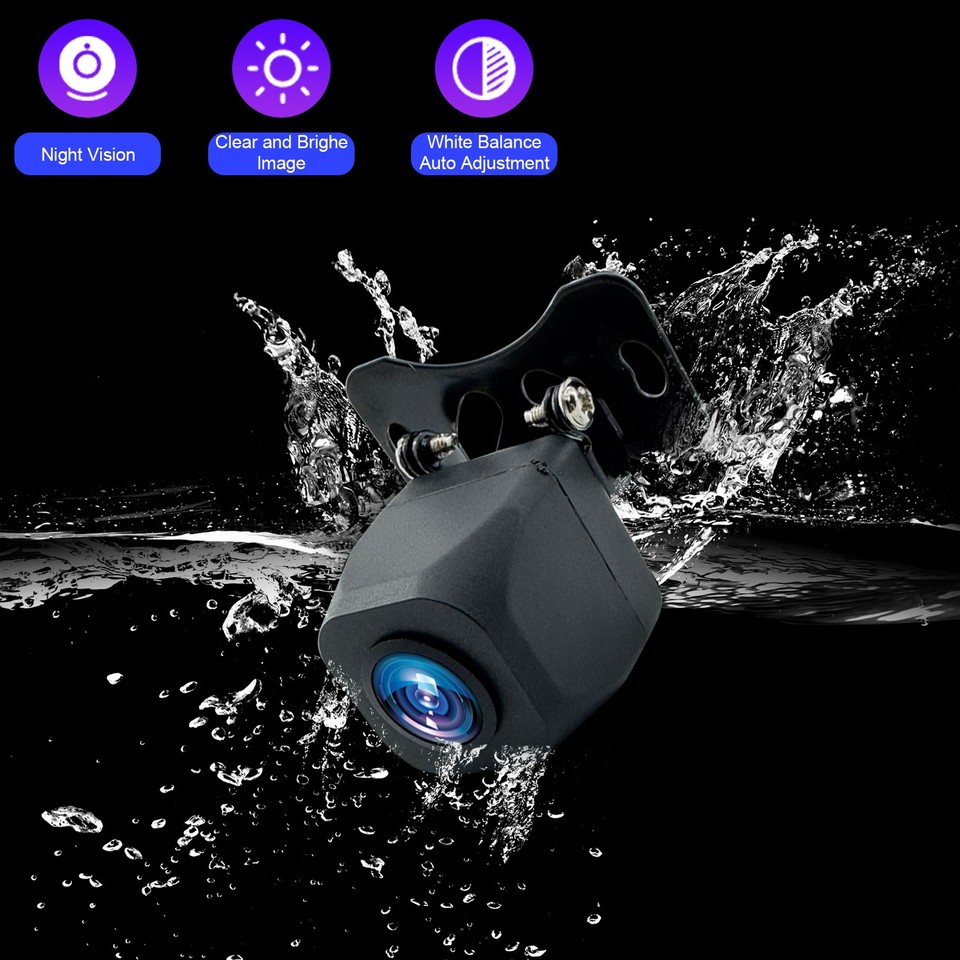 Backup Camera Reverse Parking Aid 170° Waterproof HD Night Vision Car ...