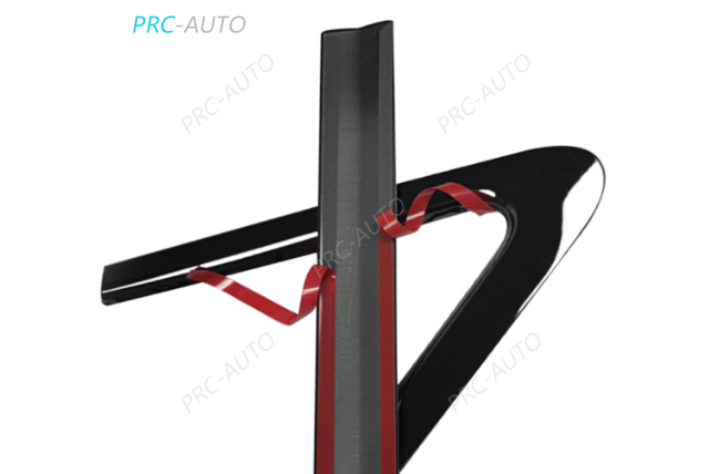 For 2019-2026 GMC Sierra 1500 Gloss Black Steel Windows Sill Molding ...