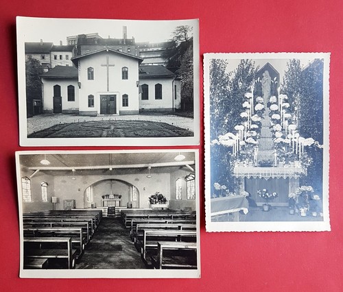 3 x Foto AK MEERANE Kirche mit Innenansichten ( 32777 | eBay.de