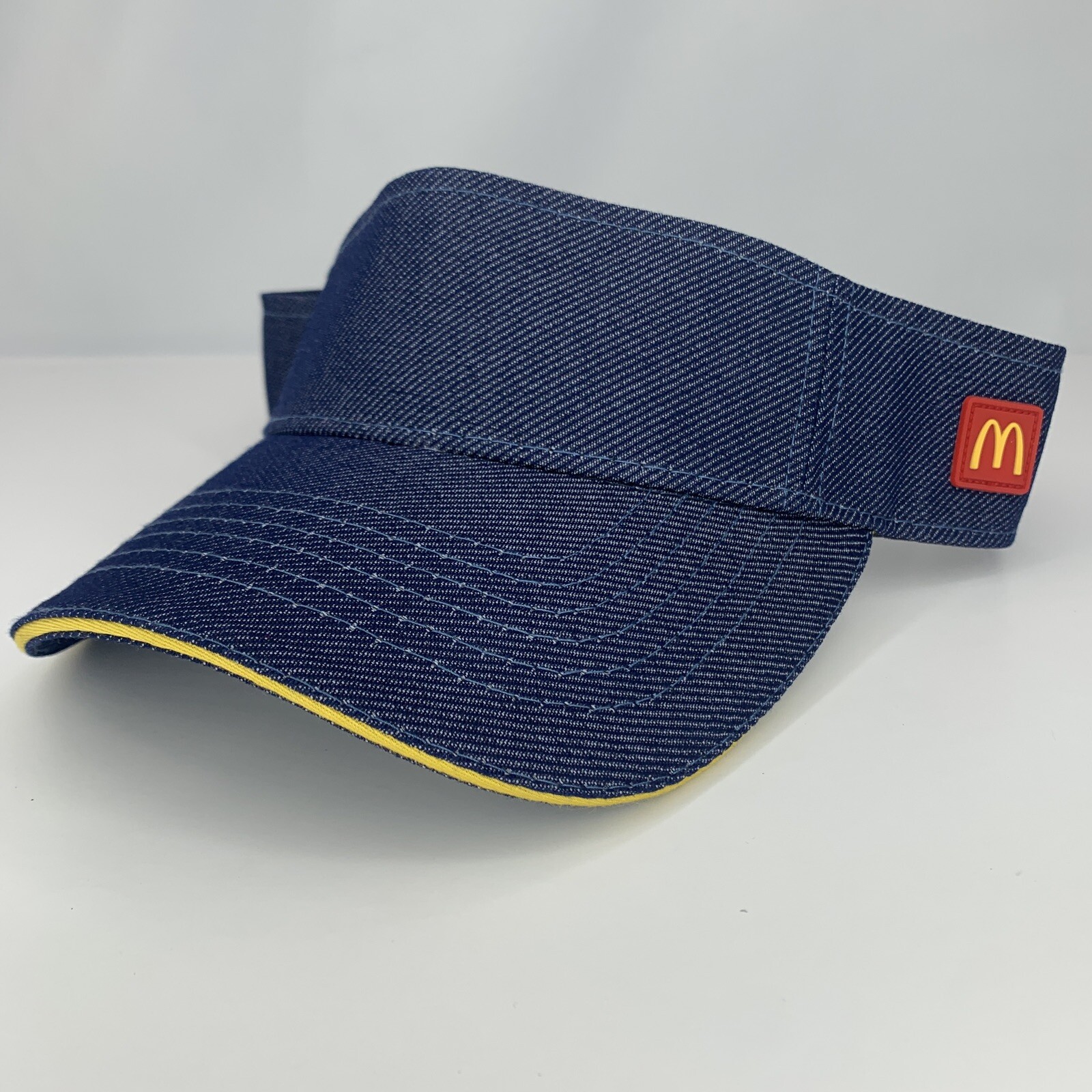 McDonald's Visor Blue Denim Crew Member Employee Unif… - Gem