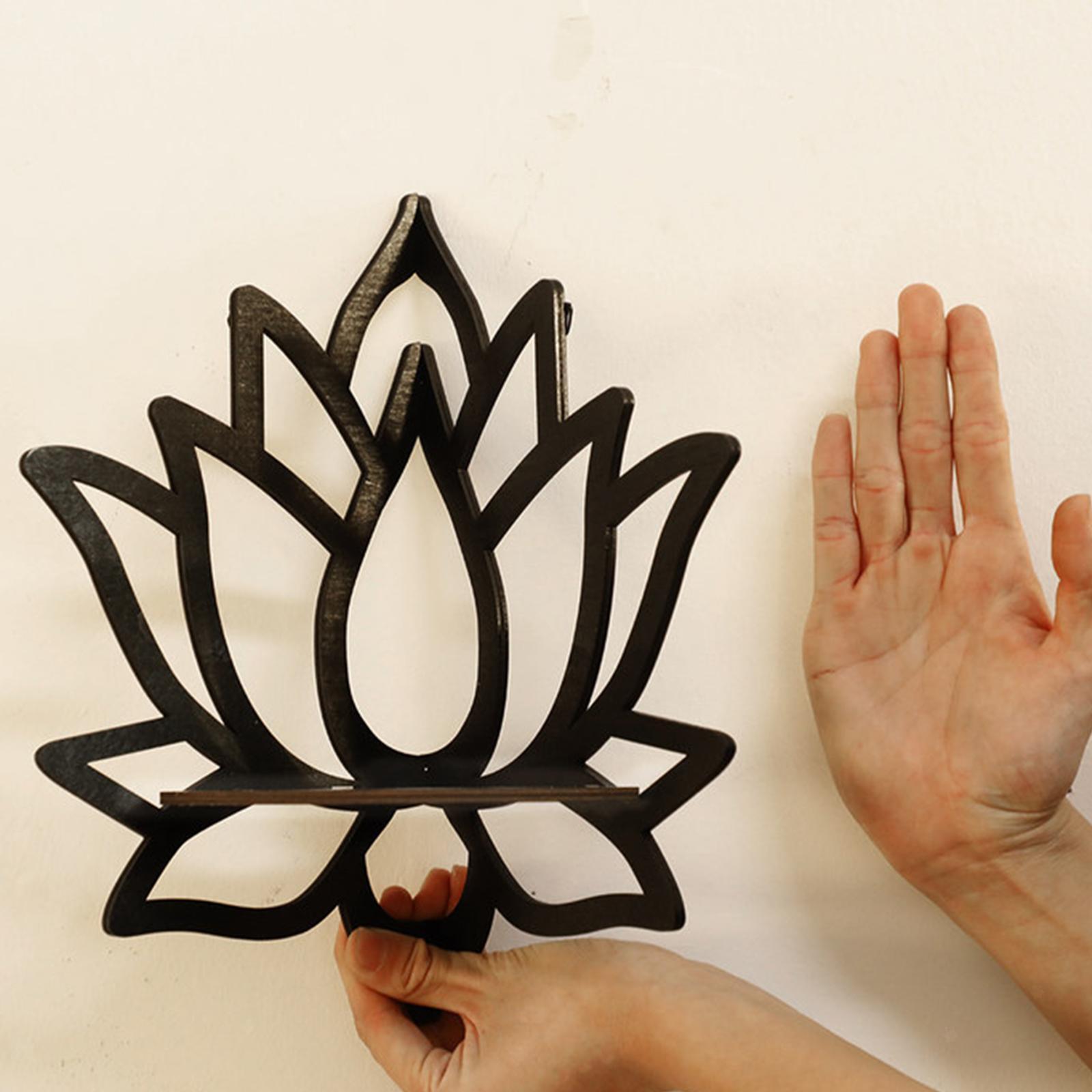 Corner Shelf Display Lotus Flower Corner Shelf for Bedroom Gift Women ...