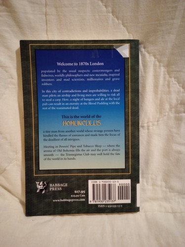 Homunculus by James P. Blaylock (2000, Trade Paperback) for sale online ...