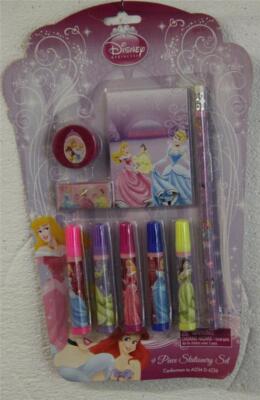 Disney Princess Stationery Set 9 Pieces | eBay