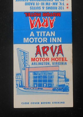 1960s Arva Motor Hotel a Titan Motor Inn 2201 Arlington Blvd. Map ...