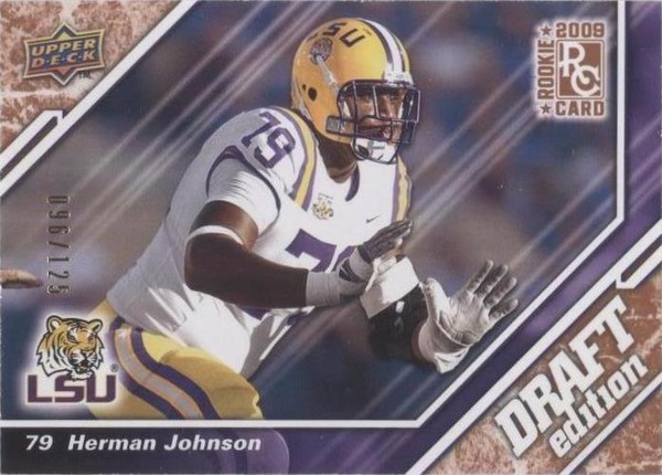 2009 Upper Deck Draft Edition - Bronze #42 Herman Johnson /125 (RC) for ...