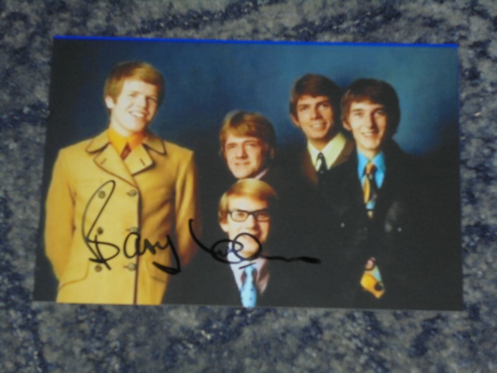 HERMANS HERMITS - POSTCARD PHOTO SIGNED BY BARRY WHITWAM -(3) | eBay