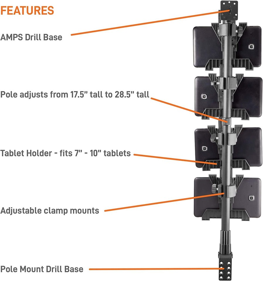iBOLT TabDock Point of Purchase Wall Mount - with 4 Tablet Holders | eBay