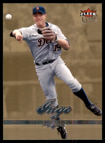 2006 Ultra Gold Medallion Baseball Card Brandon Inge Detroit Tigers ...