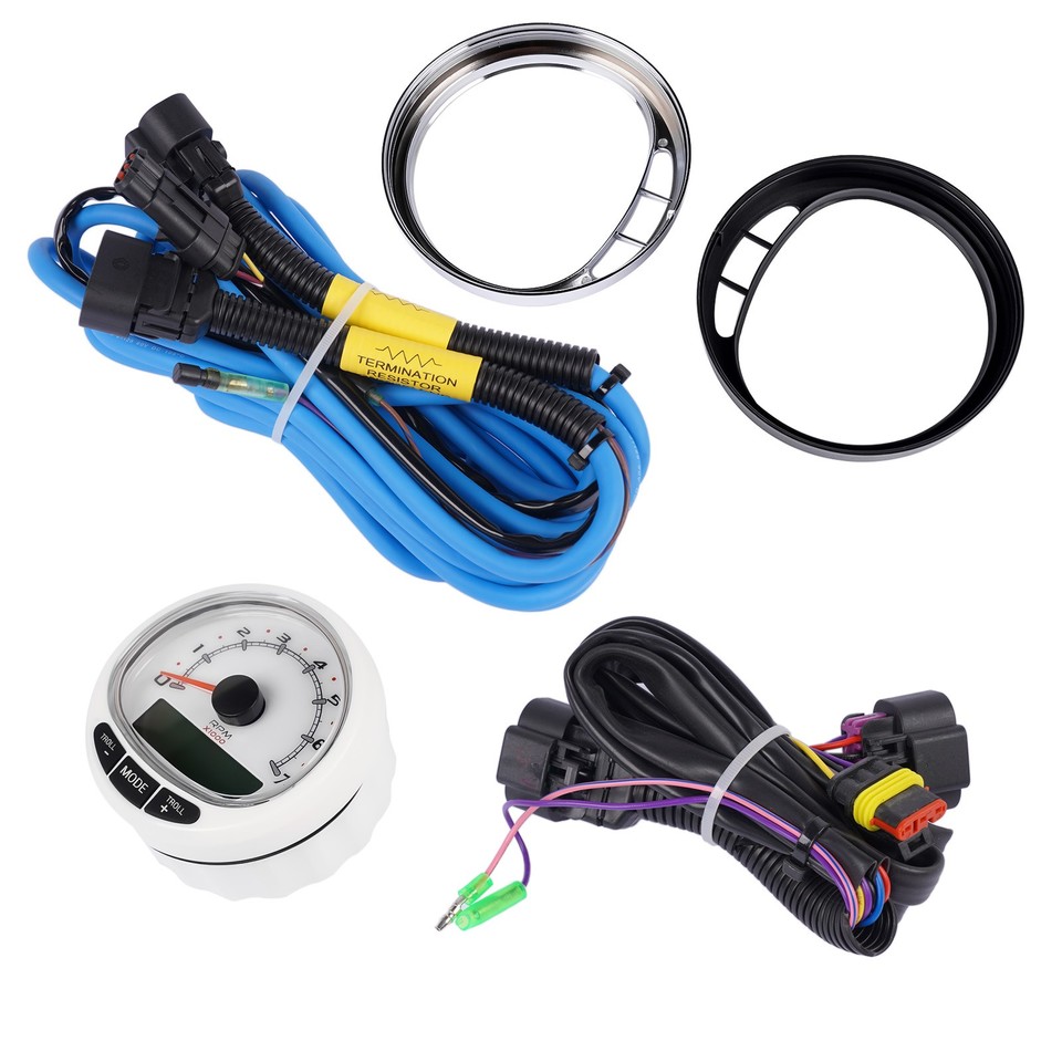 Tachometer Kit 7000 RPM for Mercury SmartCraft SC1000 79-8M0135634 ...