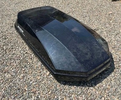 Exodus 470L Gloss Black Full Width Family Size Roof Box Top Box | eBay UK