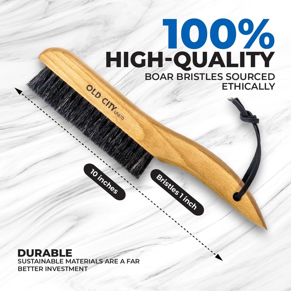 Clothes Brush Garment 1 Count (Pack of 1), Beech Wood, Boar's Bristles ...