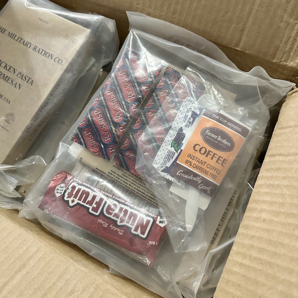 Rare Vintage Retired Military MRE A Meal Ready To Eat - Case of 12 ...