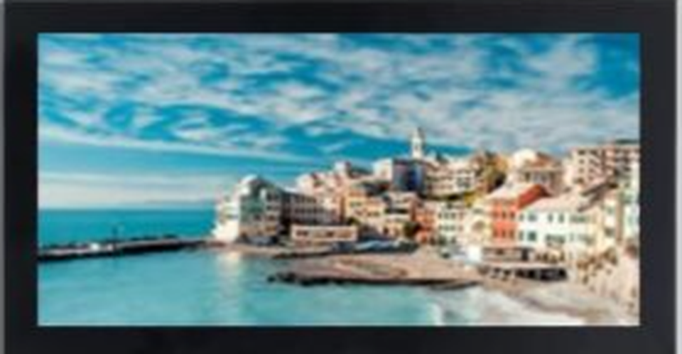 4x8 Picture Frame in Black Photo Frames with Plexiglass Horizontal and ...