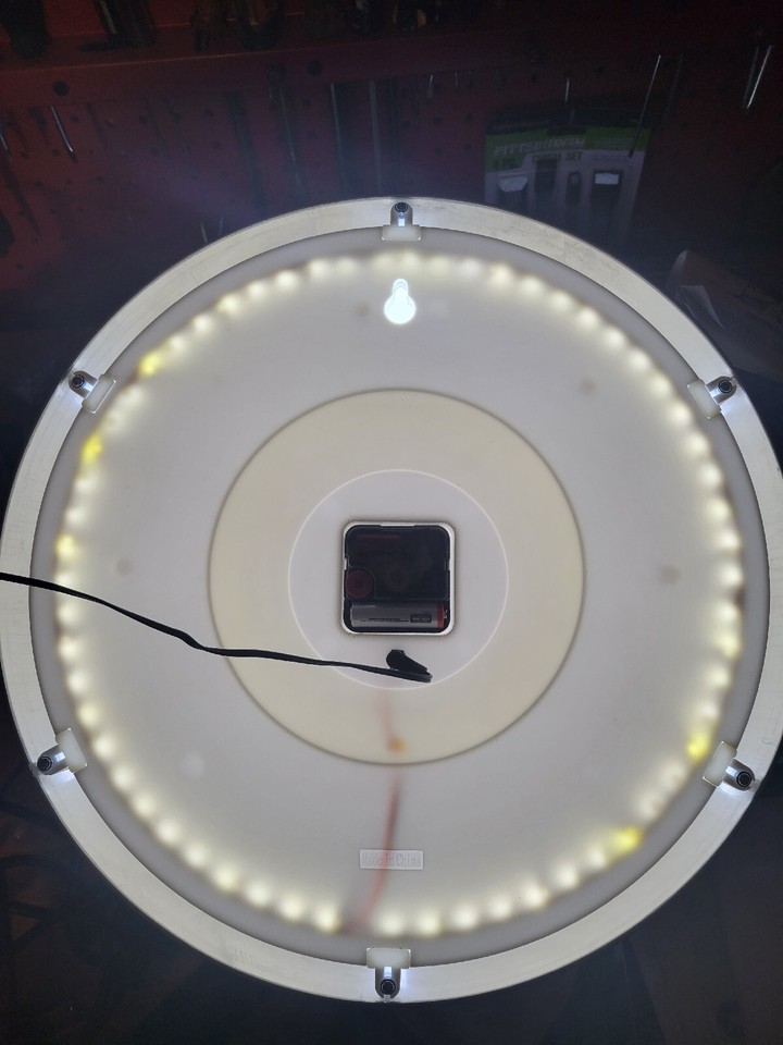 Dixie Dairy Milk Advertising clock light up Gary Indiana wall Pam style ...