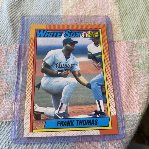 1990 Topps Frank Thomas Rookie Card - #1 Draft Pick - Card # 414 | eBay