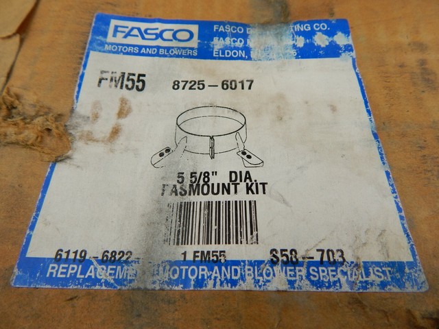 Fasco Fm55 8725-6017 Fasmount Bracket Kit for 5-5/8" Diameter Motors ...